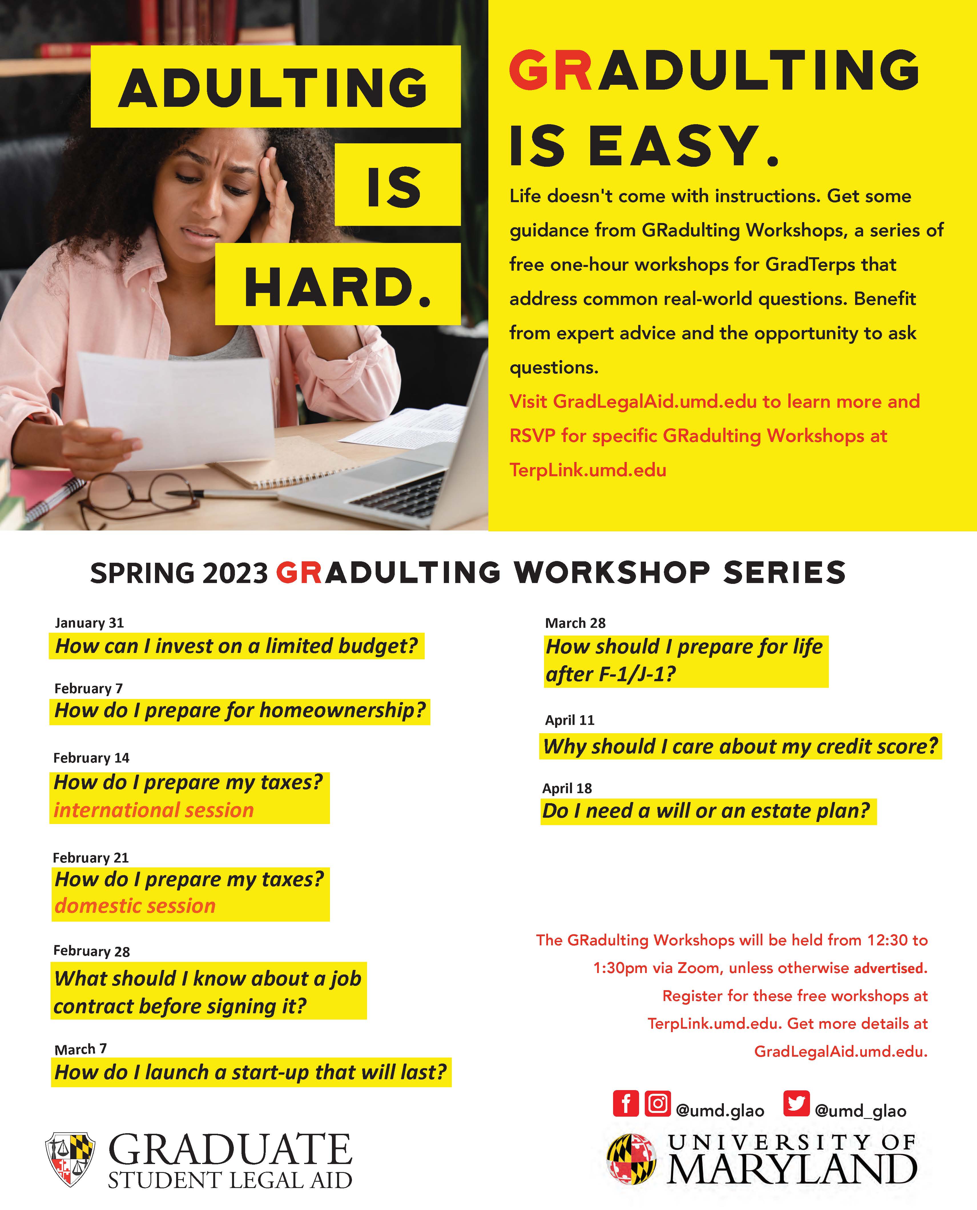Workshops | Graduate Student Legal Aid